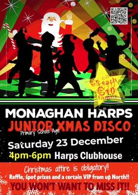Monaghan Harps | Junior Disco